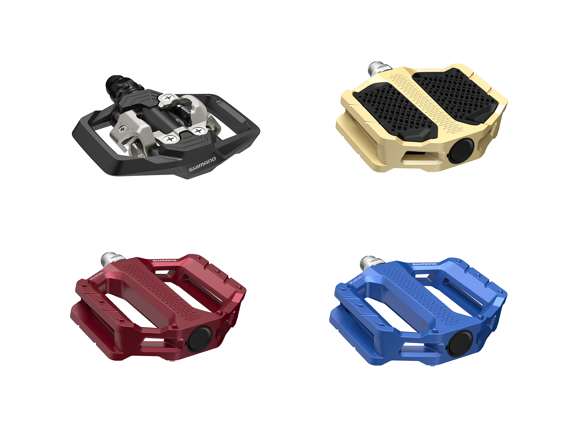 Neue Pedale von Shimano: Farbenfrohe Flatpedals und neue Klickpedale ...
