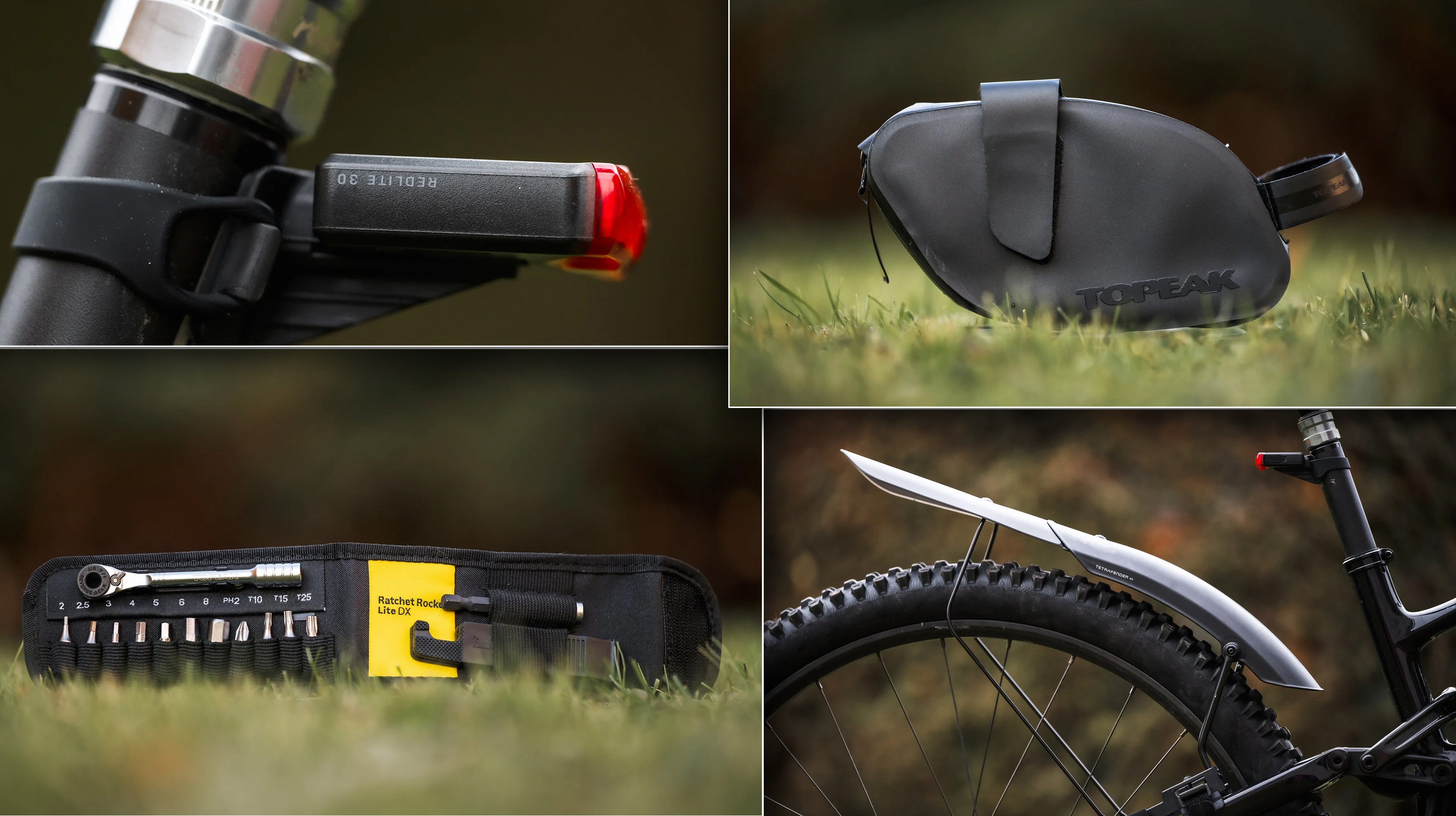 Topeak Fender, Licht, Tools & Satteltasche: 4 Produkte für die nasse ...